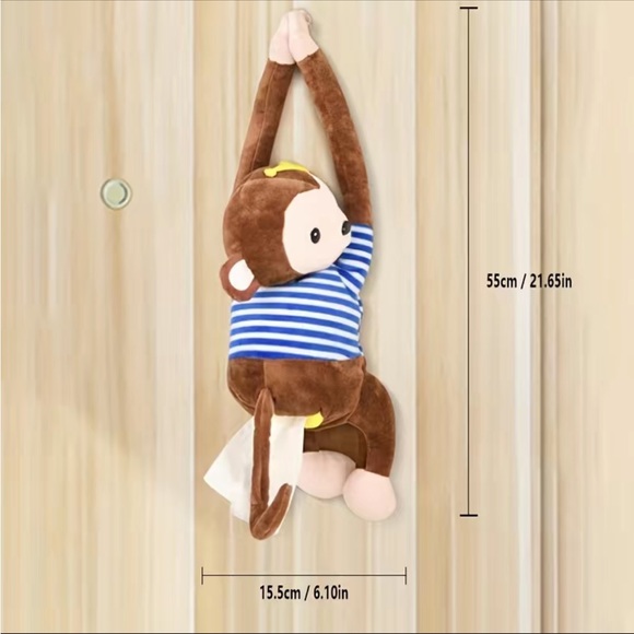 Accessories | Monkey Hanging Napkin Drawing Paper Sanitary Roll Box For ...